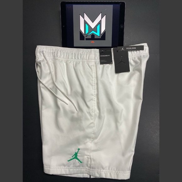 Jordan | Swim | Nike Air Jordan Jumpman Poolside Shorts White Mens ...